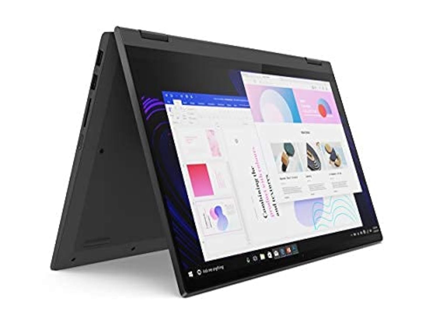 Lenovo 2022 IdeaPad Flex 5 2-in-1 14" FHD IPS Touchscreen Laptop, Intel Core i3-1115G4 Processor, 4GB RAM, 128GB SSD, HDMI, WiFi, Bluetooth, Webcam, Windows 10 S, Abyss Blue, IFT 32GB USB Drive