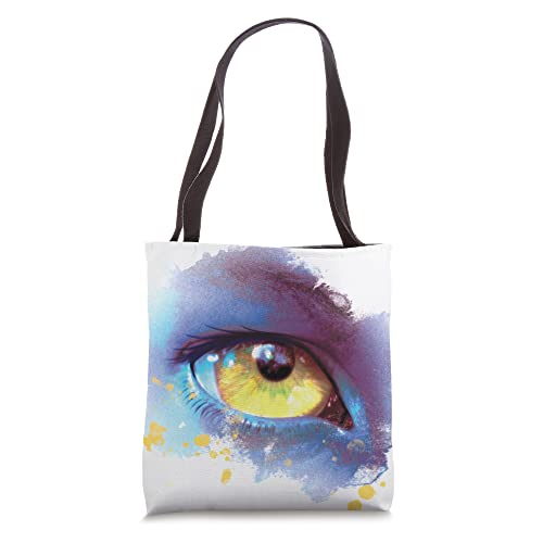 Avatar: The Way of Water Naāvi Golden Eye Watercolor Tote Bag