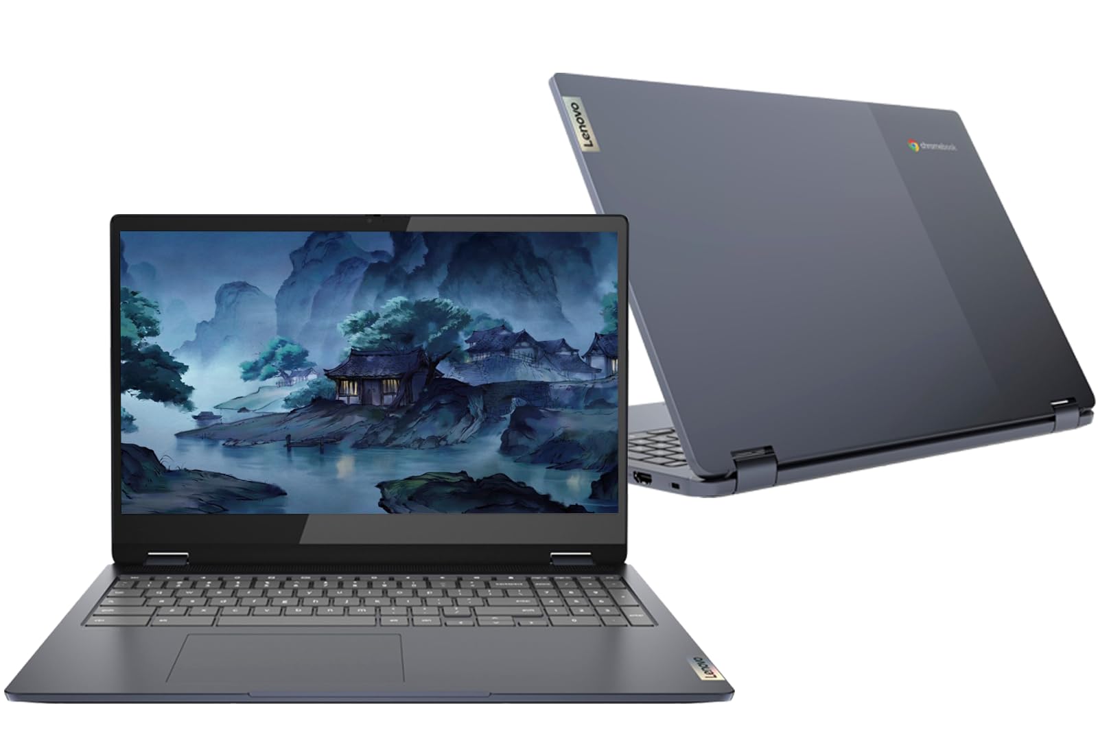 Lenovo Chromebook Flex 3 15.6" FHD Touch-Screen - Pentium Silver N6000 with 8GB Memory - 64GB eMMC - Abyss Blue - Chrome OS/OLY
