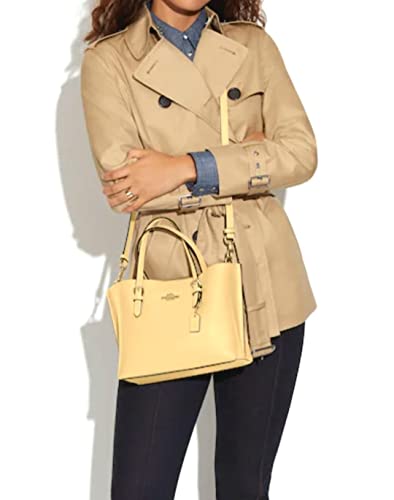 COACH Mini Mollie Tote 25 Crossbody Bag (Vanilla)