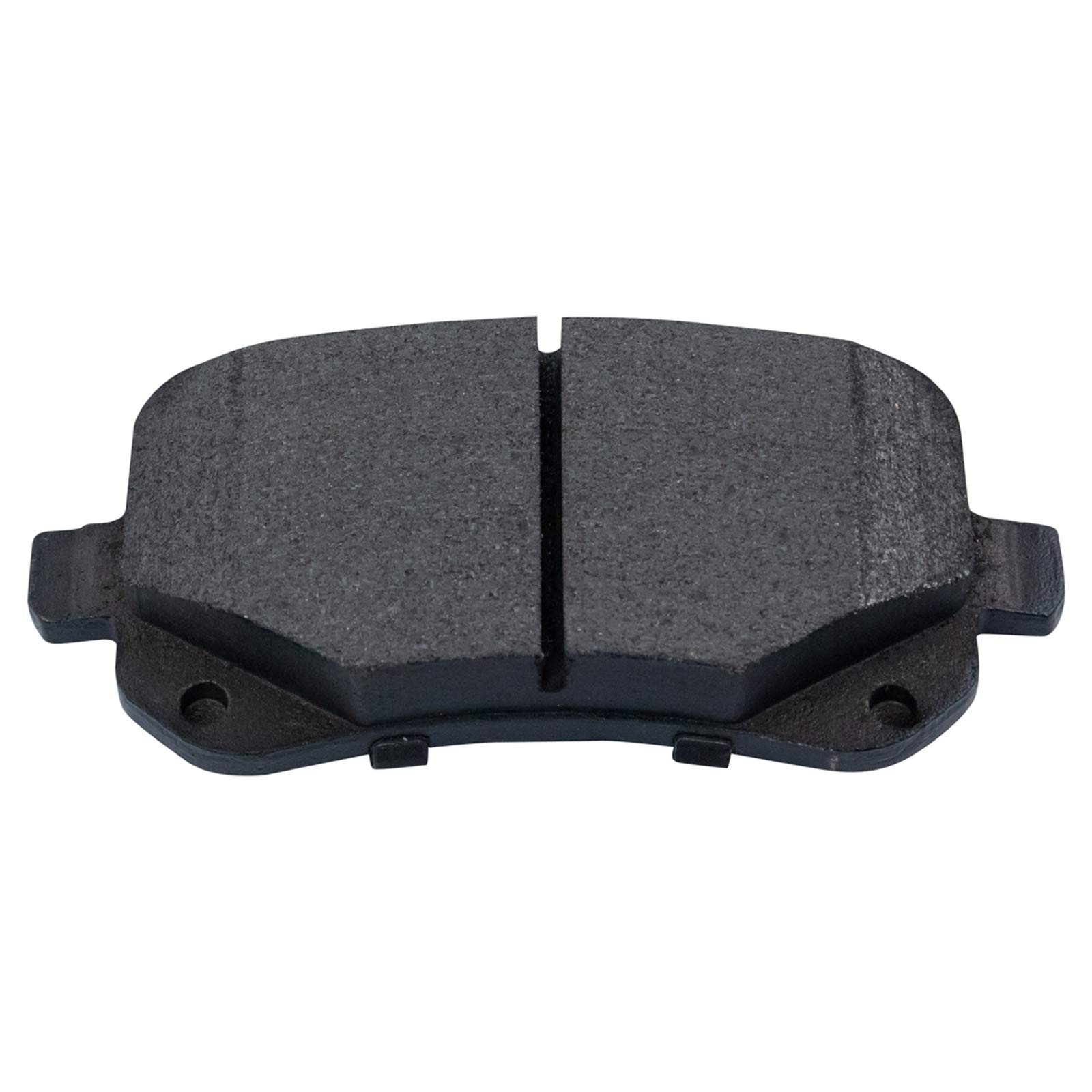 TRQ Rear Brake Pad & Rotor Kit Brake Caliper Brake Pads Brake Rotor Semi-Metallic Premium G-Coated Compatible with 2009-2013 Dodge Journey