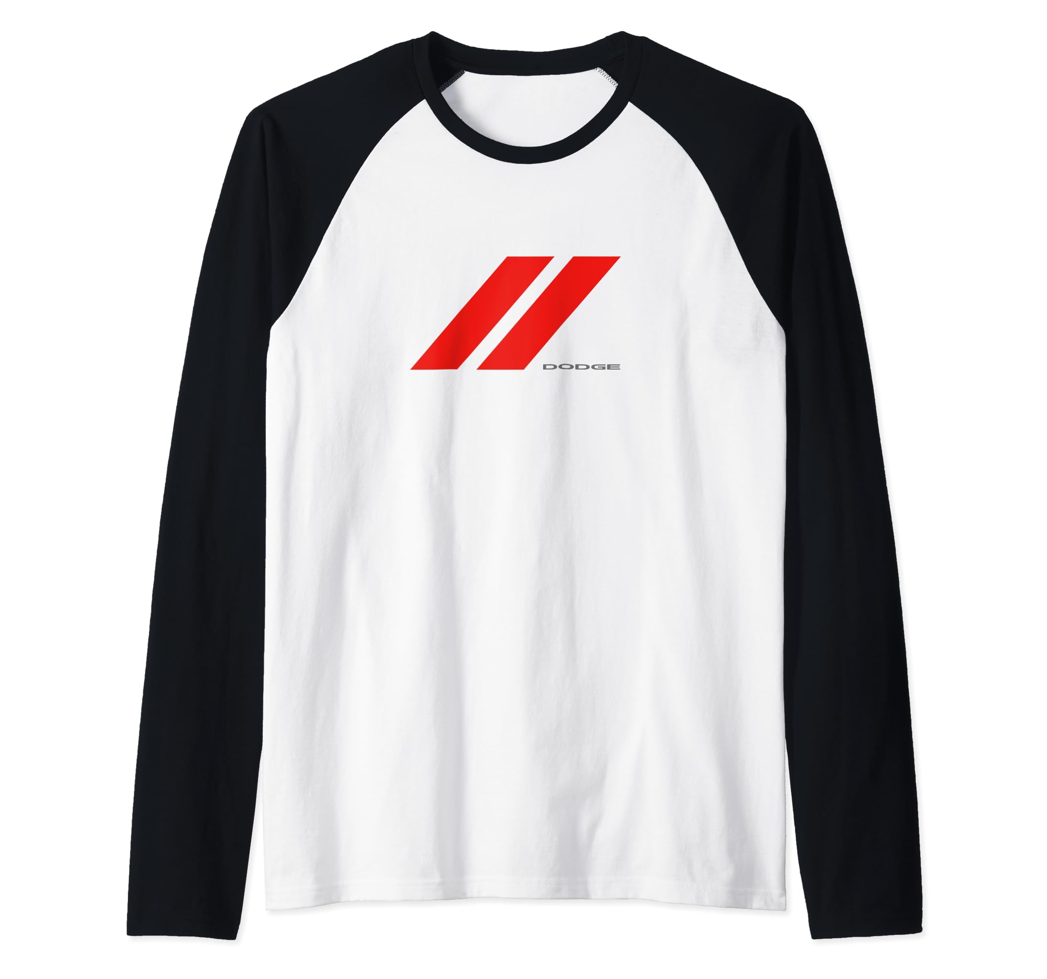 Dodge Rhombus Logo Raglan Baseball Tee