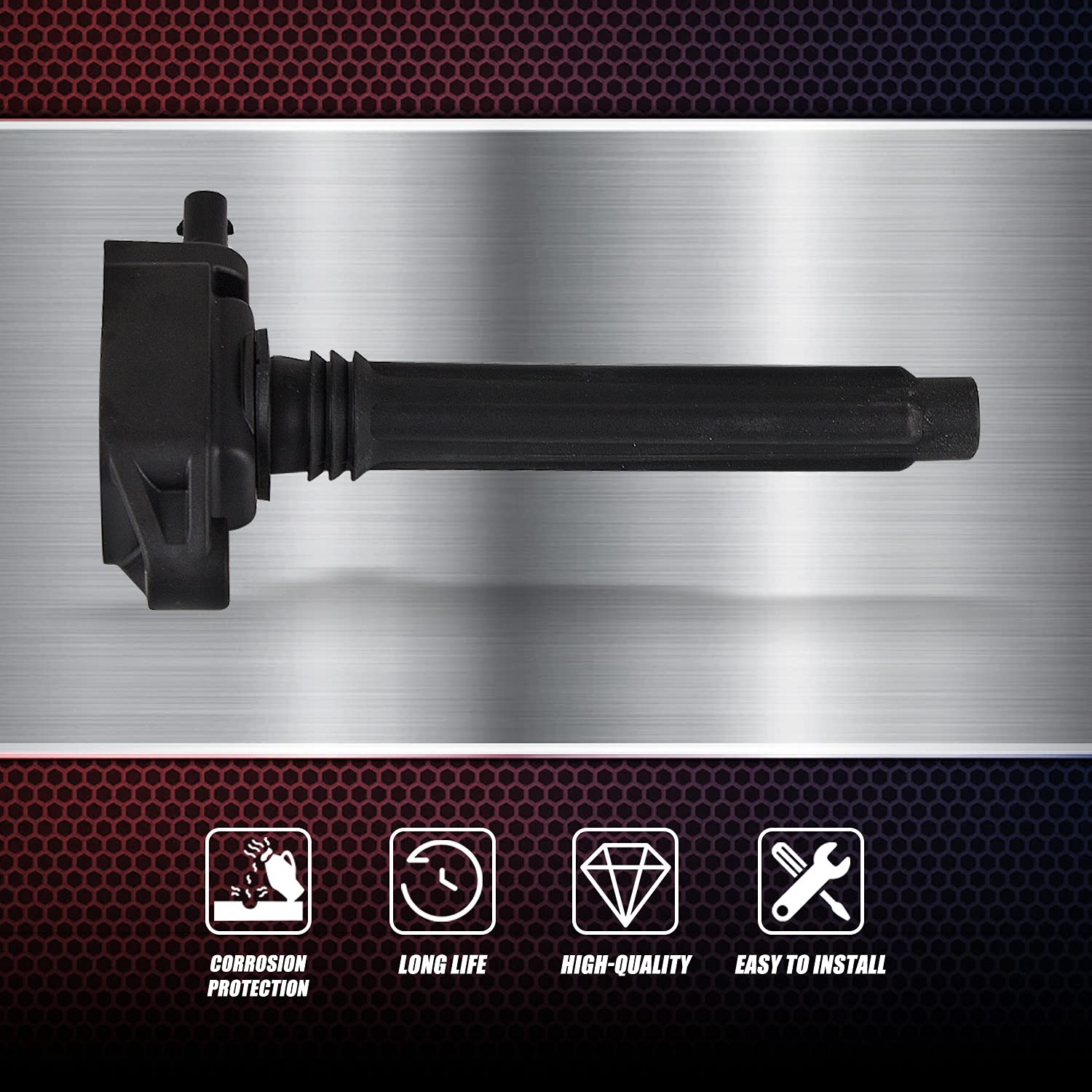 RANSOTO 3.6L V6 Ignition Coil Pack Compatible with 2011-2020 Grand Cherokee Wrangler Chrysler 200 300 Town & Country Dodge Charger Journey Durango Ram Volkswagen Replace C1791 UF648