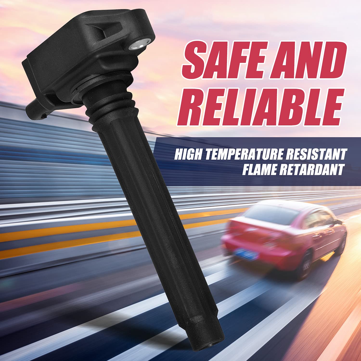 RANSOTO 3.6L V6 Ignition Coil Pack Compatible with 2011-2020 Grand Cherokee Wrangler Chrysler 200 300 Town & Country Dodge Charger Journey Durango Ram Volkswagen Replace C1791 UF648