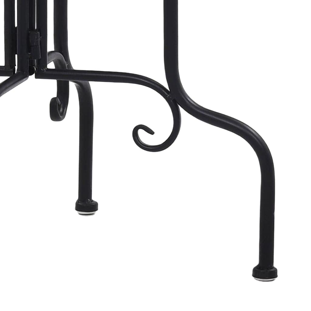 KTHLBRH (Fast Shipments) Plant Stand, Flower Pots Shelf Rack, Plant&Planter Display for Living Room, Balcony,Bedroom and Patio Garden Mosaic Side Table Terracotta and White Ceramic