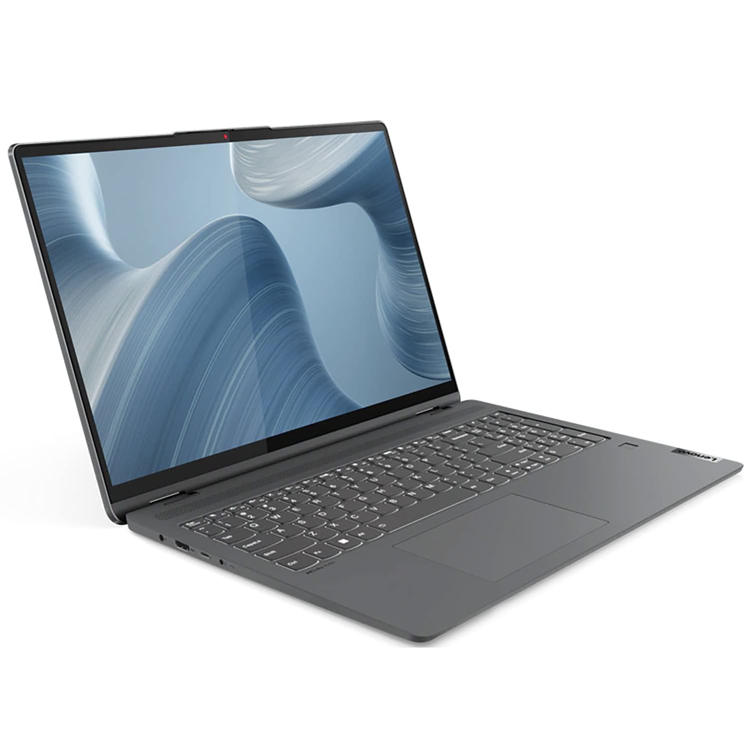 Lenovo 2023 Flex 5 16" Touch 2.5K 2-in-1 Laptop, 12th Gen Intel 10 Cores i7-1255U, 16GB LPDDR4x RAM, 512GB PCIe SSD, WiFi 6, BT 5.1, Backlit KB, Windows 11, 64GB Flash Stylus