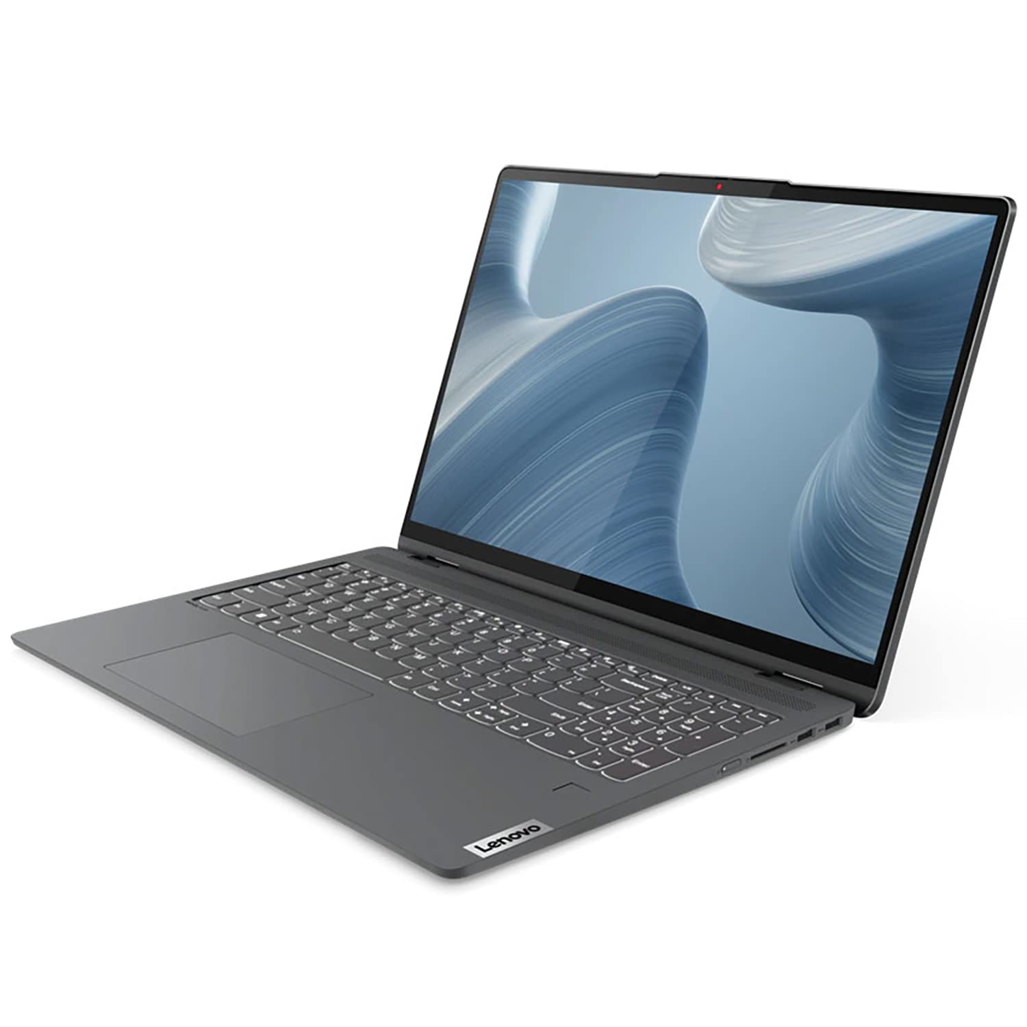 Lenovo 2023 Flex 5 16" Touch 2.5K 2-in-1 Laptop, 12th Gen Intel 10 Cores i7-1255U, 16GB LPDDR4x RAM, 512GB PCIe SSD, WiFi 6, BT 5.1, Backlit KB, Windows 11, 64GB Flash Stylus