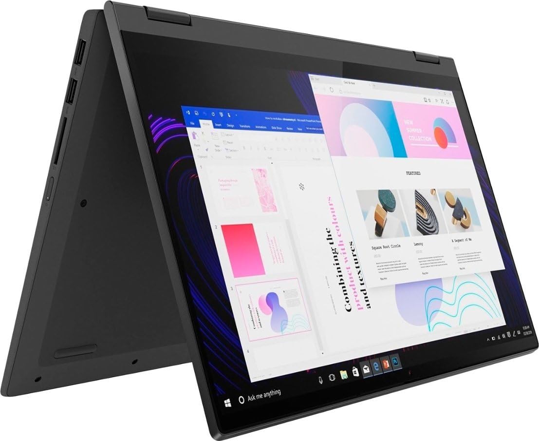 Lenovo IdeaPad Flex 5 15ITL05 15.6" Laptop, 2-in-1 Design, Touch Screen, Intel Core i5-1135G7 2.4GHz, 8GB RAM, 1 TB SSD, Backlit KB, Fingerprint, Wi-Fi6, Win11, Graphite Gray, | NoCo Bundle
