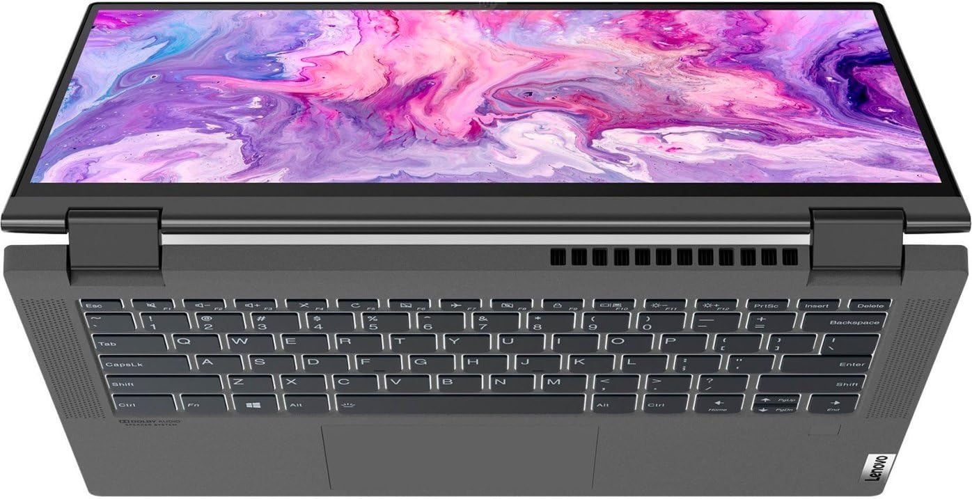 Lenovo IdeaPad Flex 5 15ITL05 15.6" Laptop, 2-in-1 Design, Touch Screen, Intel Core i5-1135G7 2.4GHz, 8GB RAM, 1 TB SSD, Backlit KB, Fingerprint, Wi-Fi6, Win11, Graphite Gray, | NoCo Bundle