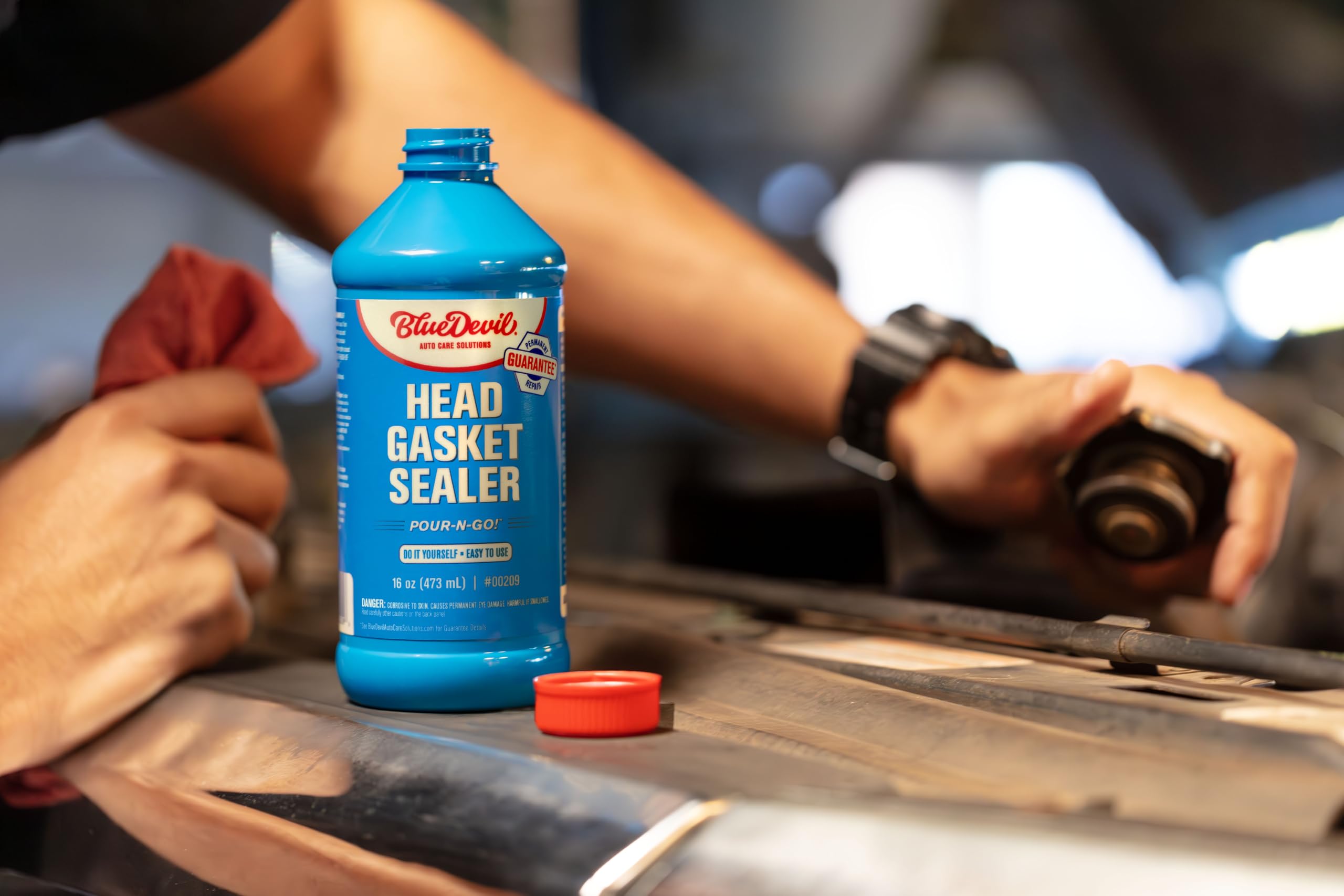 BlueDevil 00209 Pour-N-Go Head Gasket Sealer - 16 Ounce