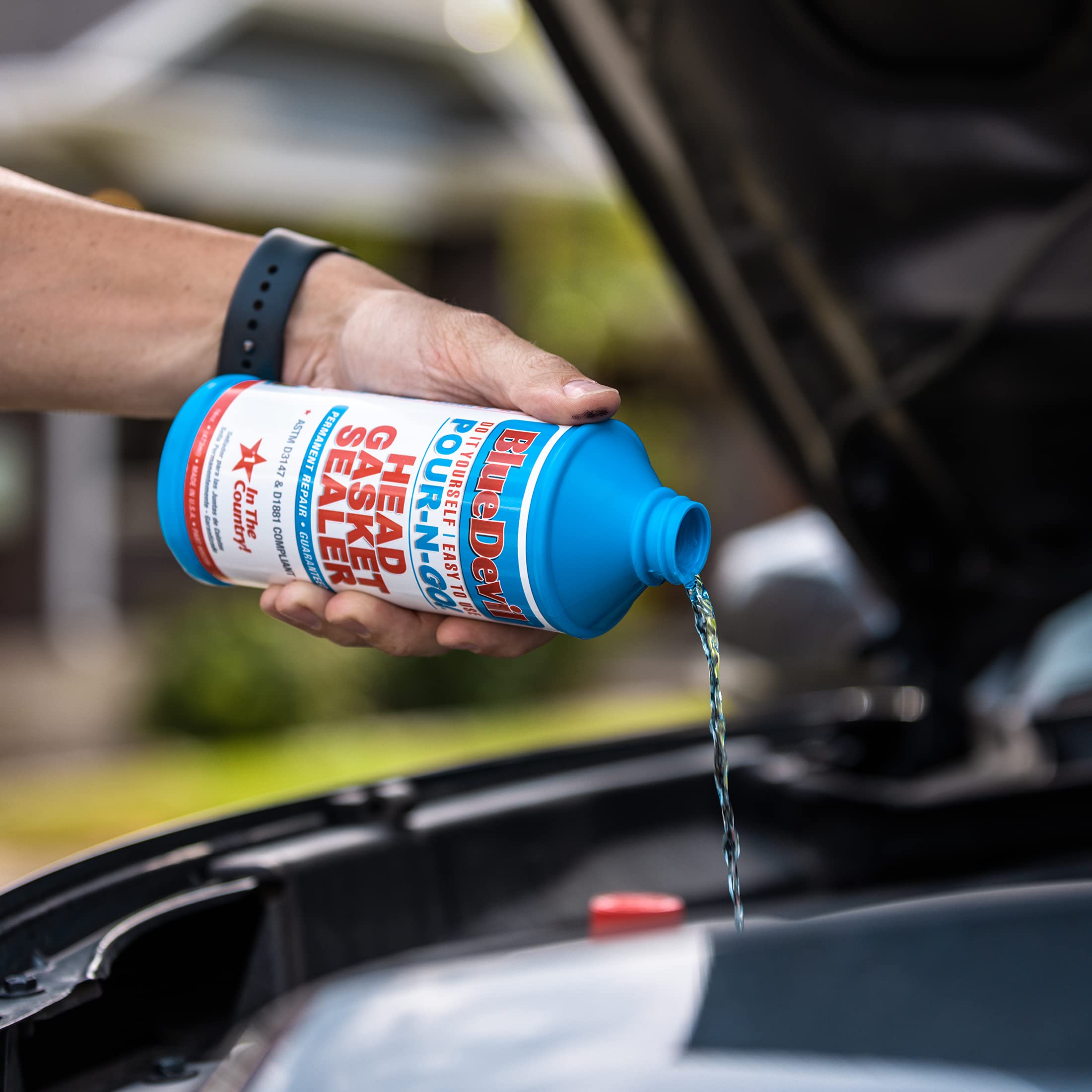 BlueDevil 00209 Pour-N-Go Head Gasket Sealer - 16 Ounce