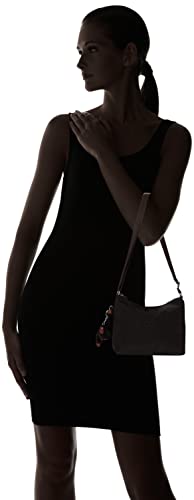Kipling Womens Women's Gael Bag, Organize Accessories, Spacious, Adjustable Strap, Nylon Crossbody Bag, Black Tonal, 8.75 L x 6.25 H 3.25 D US