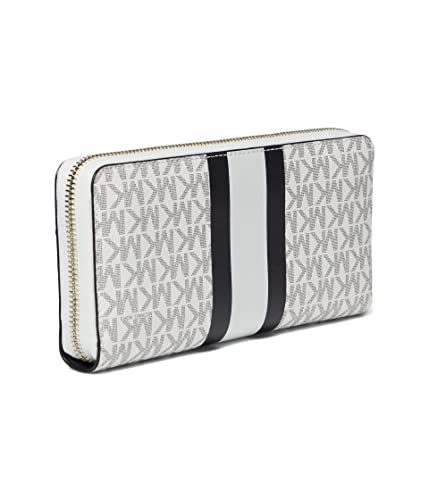 Michael Kors Jet Set Travel Continental Optic White/Black One Size