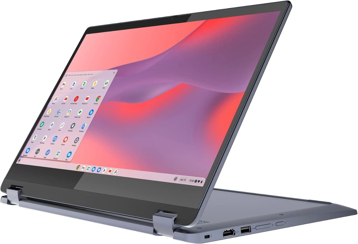 Lenovo Flex 3i 2-in-1 Chromebook, 15.6" FHD Touch-Screen Laptop. Intel Celeron N4500 Processor, 4GB RAM, 64GB eMMC+256GB Card, Intel UHD Graphics, Chrome OS, Abyss Blue, JVQ MP