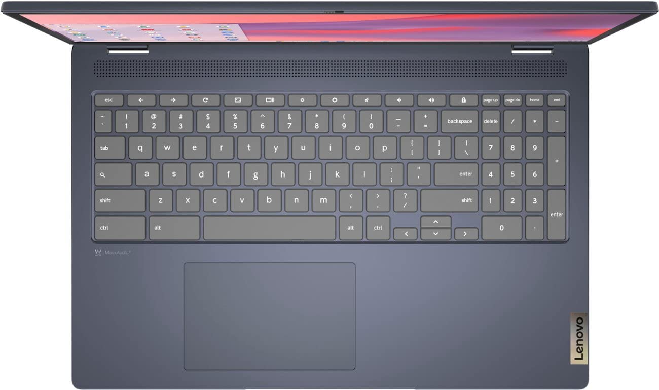 Lenovo Flex 3i 2-in-1 Chromebook, 15.6" FHD Touch-Screen Laptop. Intel Celeron N4500 Processor, 4GB RAM, 64GB eMMC+256GB Card, Intel UHD Graphics, Chrome OS, Abyss Blue, JVQ MP