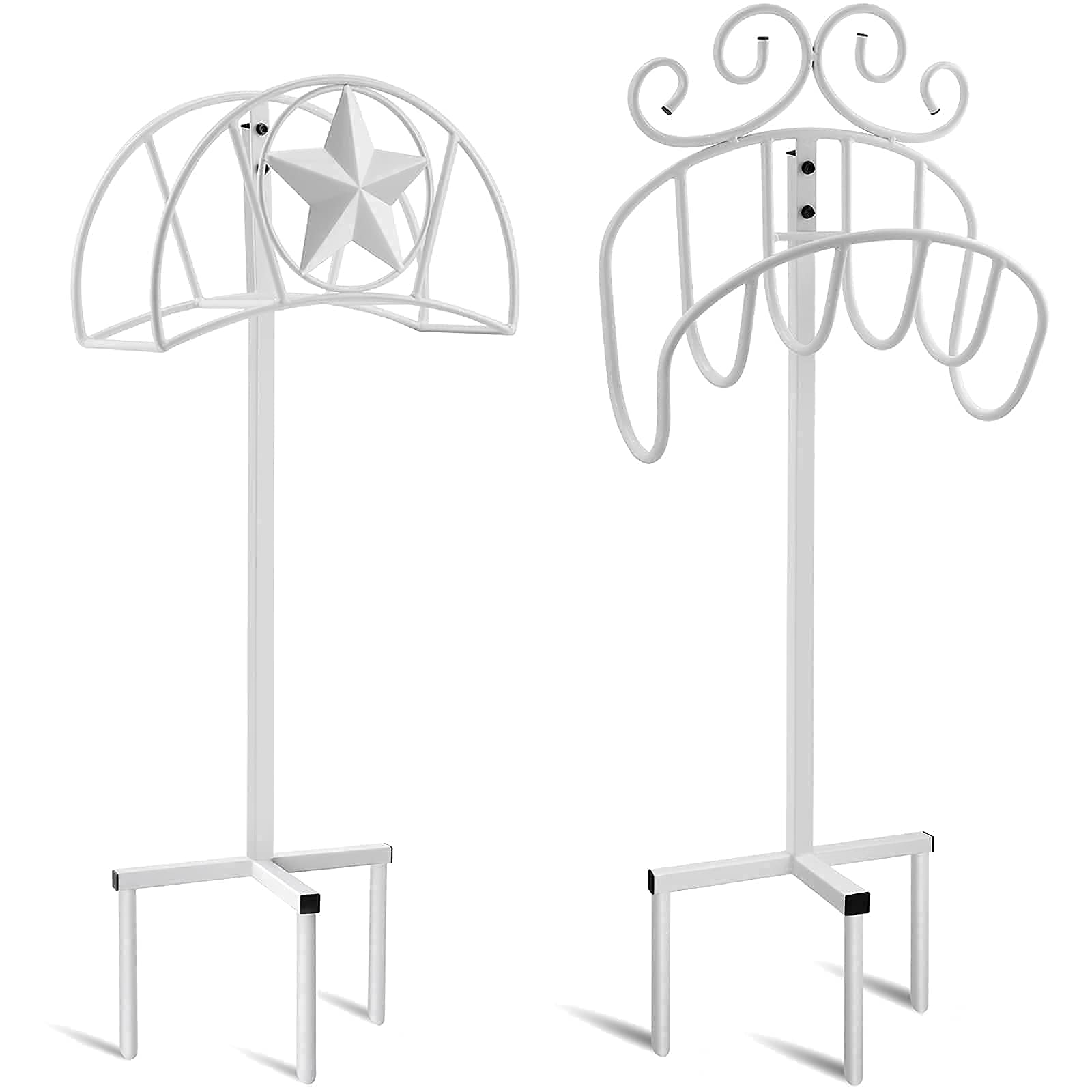 Amagabeli Garden Hose Holder White Bundle Garden Hose Holder White