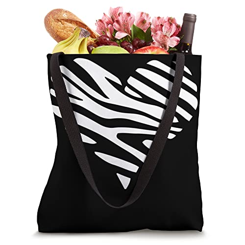 Zebra Heart T-Shirt - Rare Disease Day 2023 Tote Bag