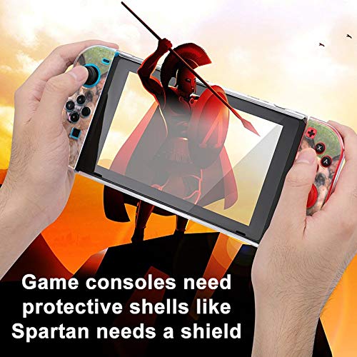 Dockable Switch Case for Nintendo, Games Protective Hard Carrying Clear Cover Case - German Shepherd 2