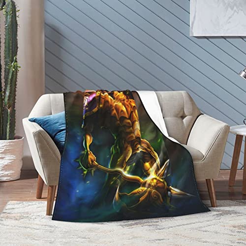 Anime Blanket Unisex Throw Blanket Flannel Blankets for Bedding Couch Sofa Living Room Throws ​All Season 80"x60"
