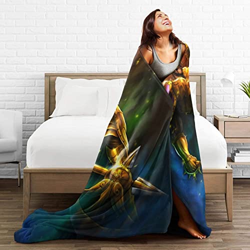 Anime Blanket Unisex Throw Blanket Flannel Blankets for Bedding Couch Sofa Living Room Throws ​All Season 80"x60"