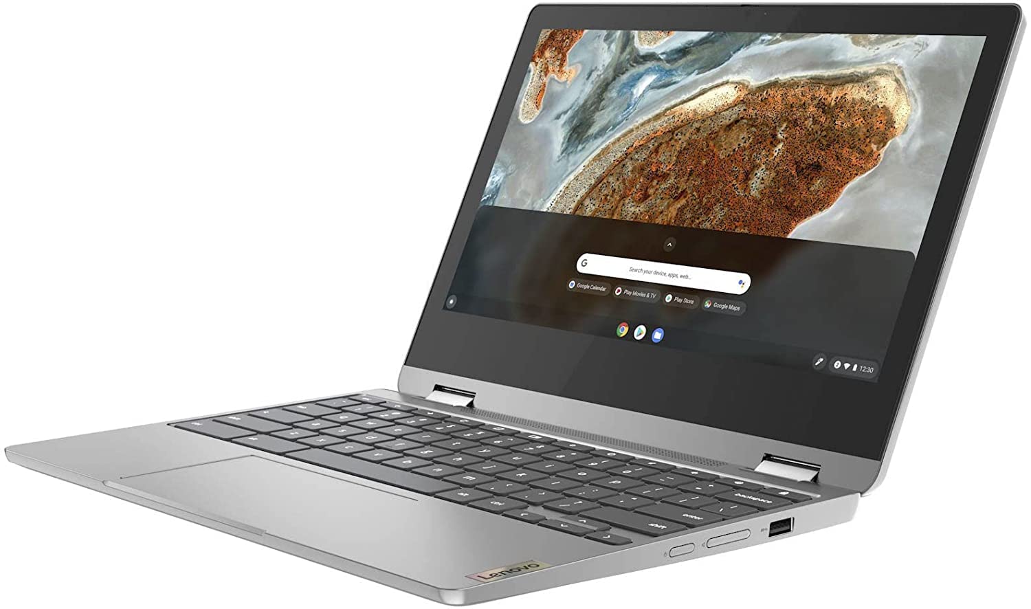 Lenovo Flex 3 2-in-1 11.6" HD Touchscreen Chromebook Laptop, Mediatek MT8183 Processor, 4GB RAM 32GB eMMC, Bluetooth, Wi-Fi, HD Audio, Chrome OS, Arctic Grey