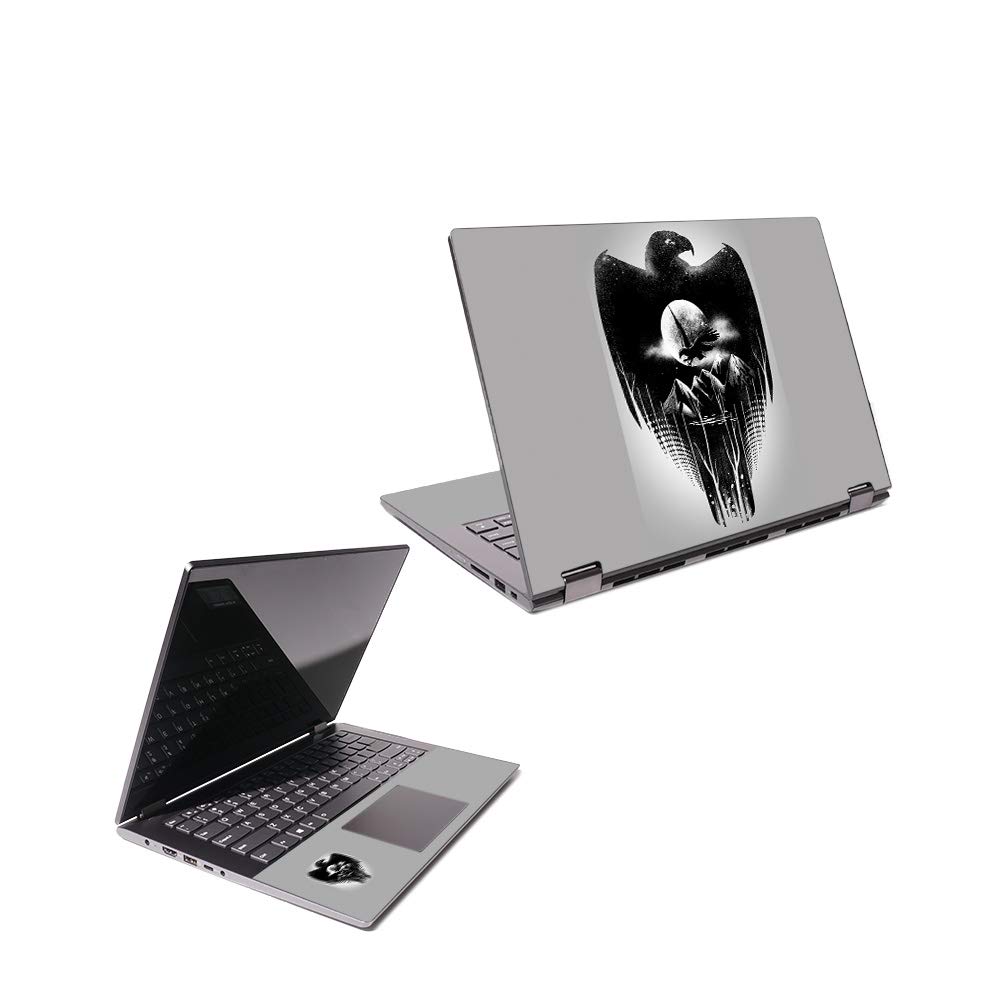 Mightyskins Skin Compatible with Lenovo Flex 6 14" (2018) - Eagles Night | Protective, Durable, and Unique Vinyl Decal Wrap Cover | Easy to Apply, Remove, and Change Styles | Made in The USA