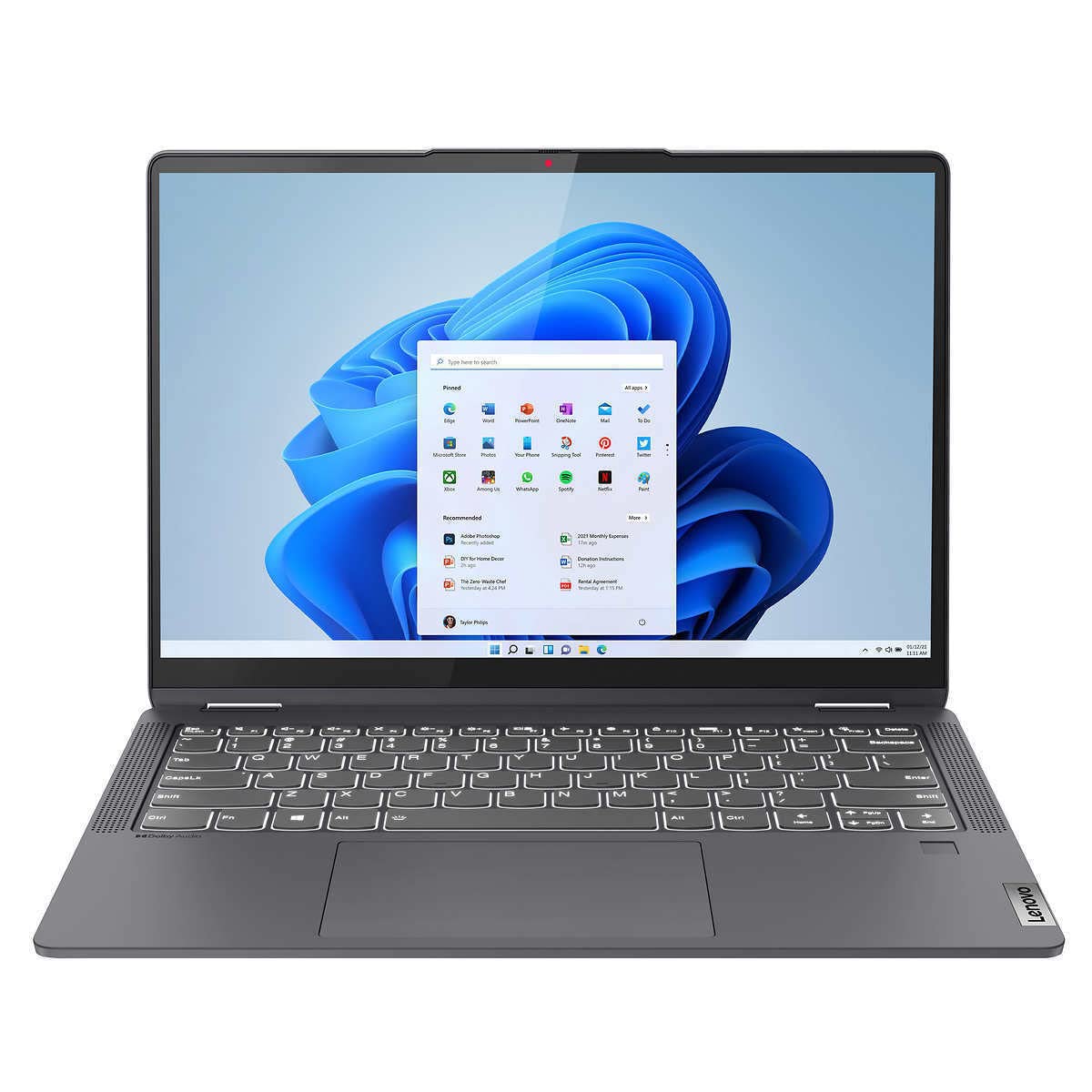 Lenovo Flex 5 2-in-1 Laptop 2022, 14" WUXGA Touchscreen, 12th Intel Core i5-1235U 10-Core, Iris Xe Graphics, 16GB RAM 512GB SSD, Thunderbolt 4 Wi-Fi 6 Backlit KB FP Reader, Win 11 Pro, COU 32GB USB