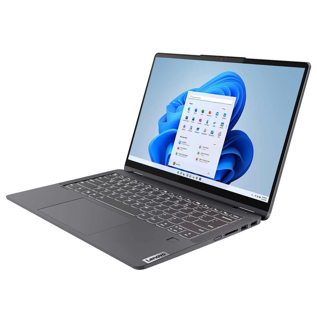 Lenovo Flex 5 2-in-1 Laptop 2022, 14" WUXGA Touchscreen, 12th Intel Core i5-1235U 10-Core, Iris Xe Graphics, 16GB RAM 512GB SSD, Thunderbolt 4 Wi-Fi 6 Backlit KB FP Reader, Win 11 Pro, COU 32GB USB