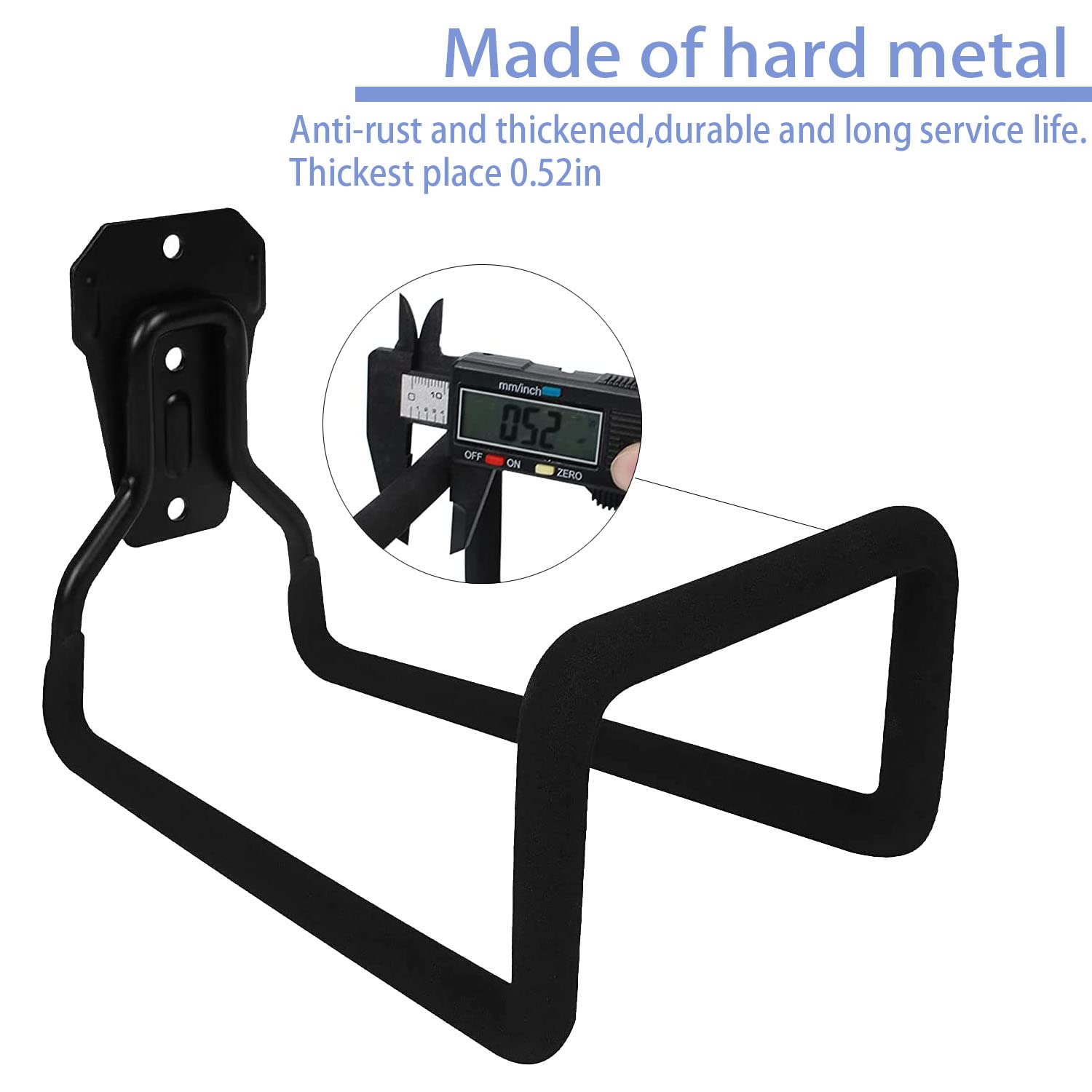 BEIIMPKLU Garden Hose Holder - Heavy Duty Hose Hanger Wall Mount, Water Hose Holder for Outside Yard, Metal Hose Hooks For Garden Hose, Extension Hose