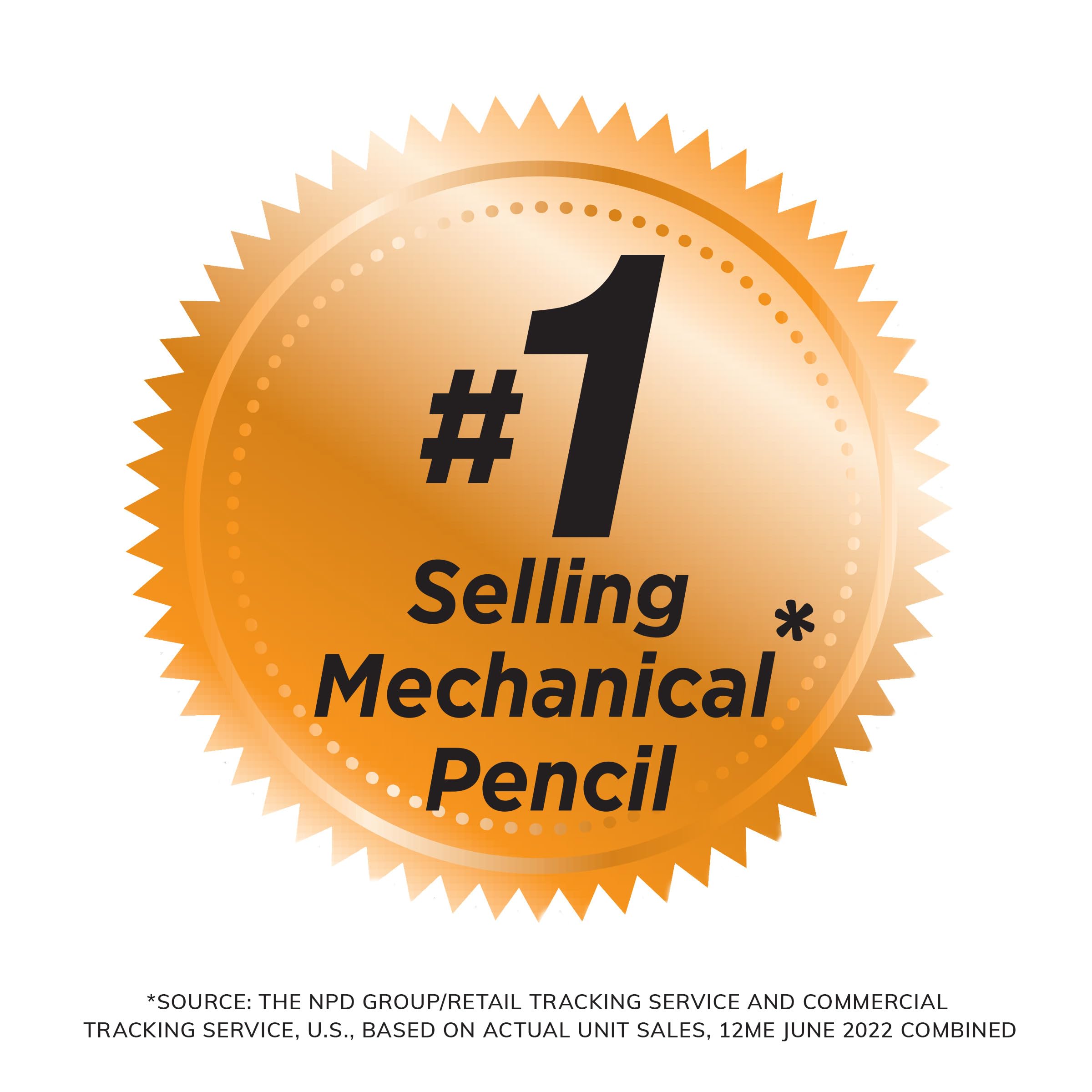 BIC Xtra-Precision Mechanical Pencils With Erasers, Fine Point (0.5mm), 24-Count Pack, Mechanical Drafting Pencils Set