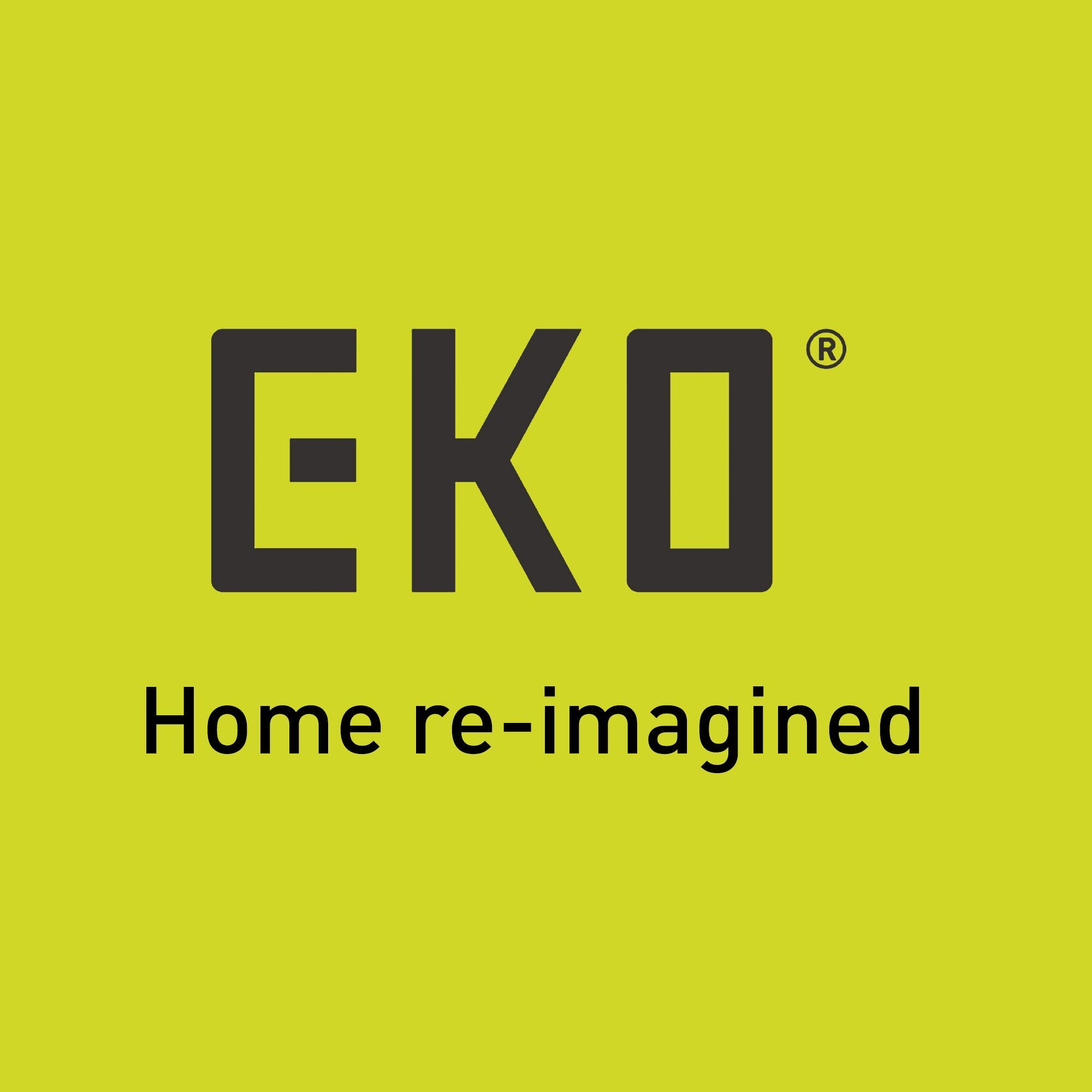 EKO Deluxe Phantom 45 Liter / 11.8 Gallon Touchless Motion Sensor Trash Can, 50 Liter Vertical, Brushed Stainless Steel Finish