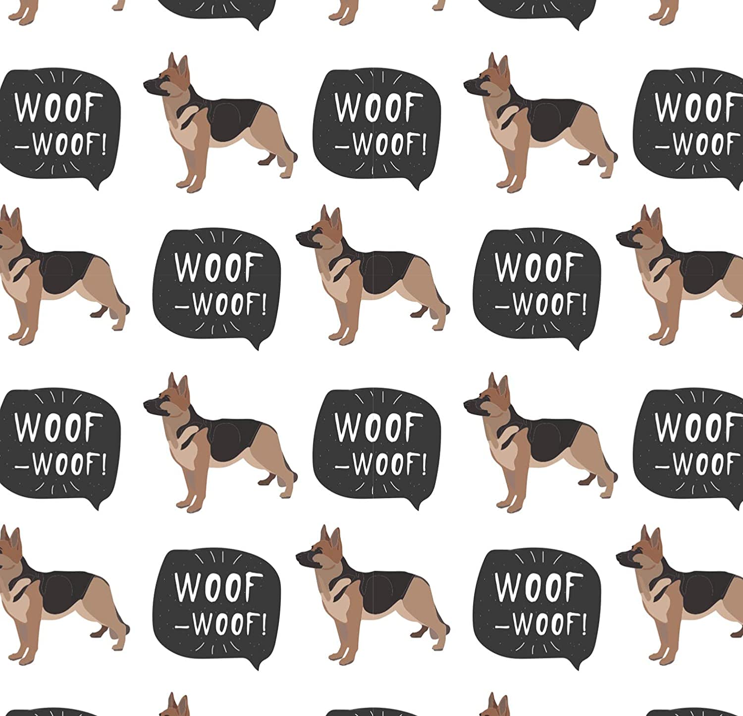 German Shepherd Dog Wrapping Paper Animal Pet Gift Wrap 30 x 20 Inch (3 Sheets)