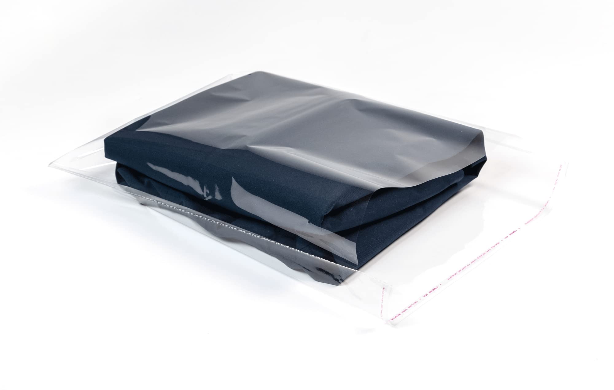 9 x 13 Inch Clear Apparel Bags Self Seal Flap for T-shirt,Clothes,Party Wedding Gift Bags (100 Pcs)
