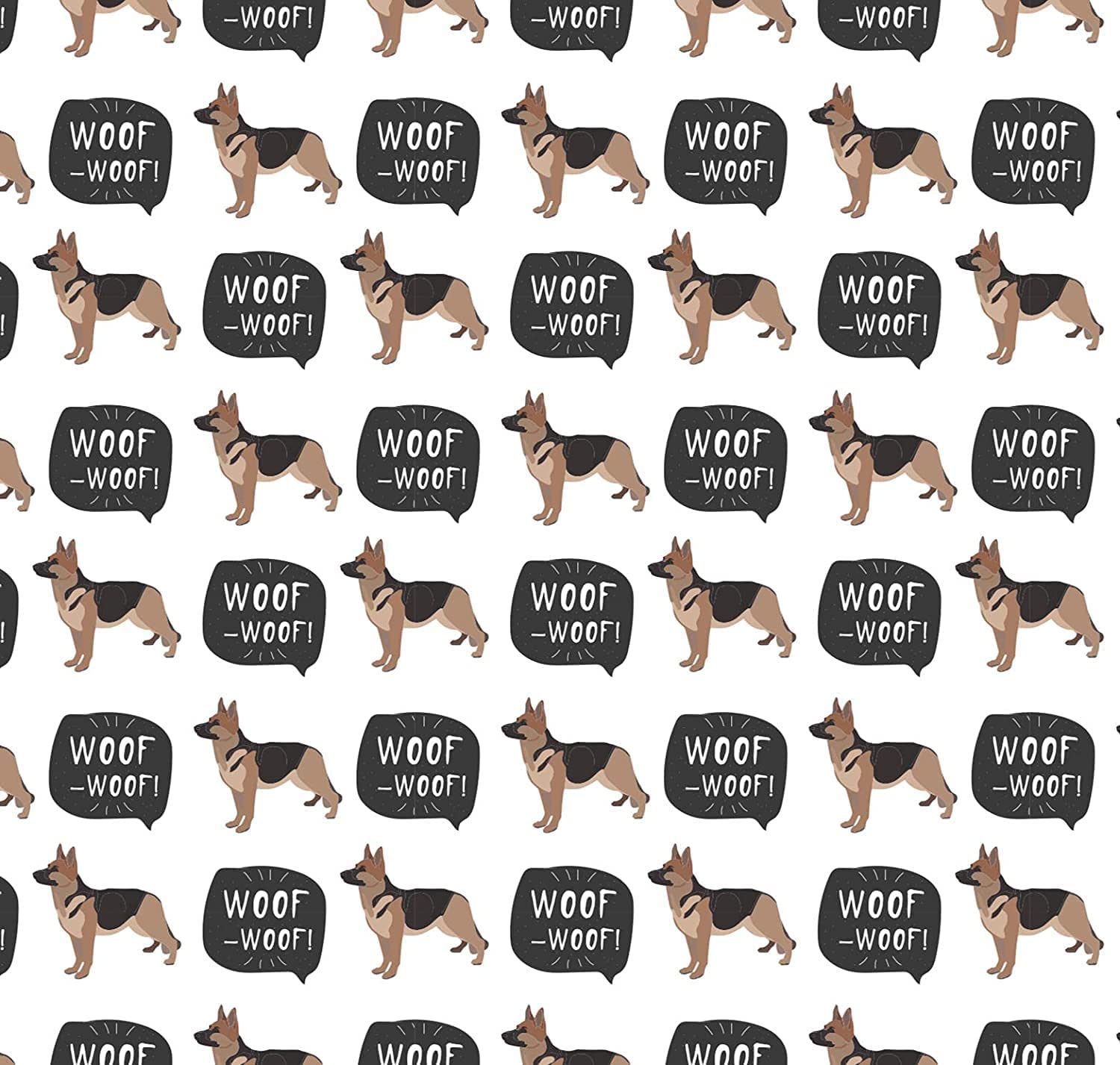 German Shepherd Dog Wrapping Paper Animal Pet Gift Wrap 30 x 20 Inch (3 Sheets)