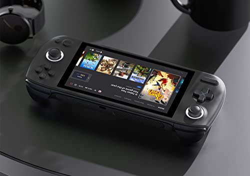 AYANEO Air Handheld PC Game Console,5.5 Inches OLED Touch Screen Video Game Console, Win 11 OS ,CPU AMD R5- 5560U ,7350 mAh Battery, 16GB/512GB (Black)