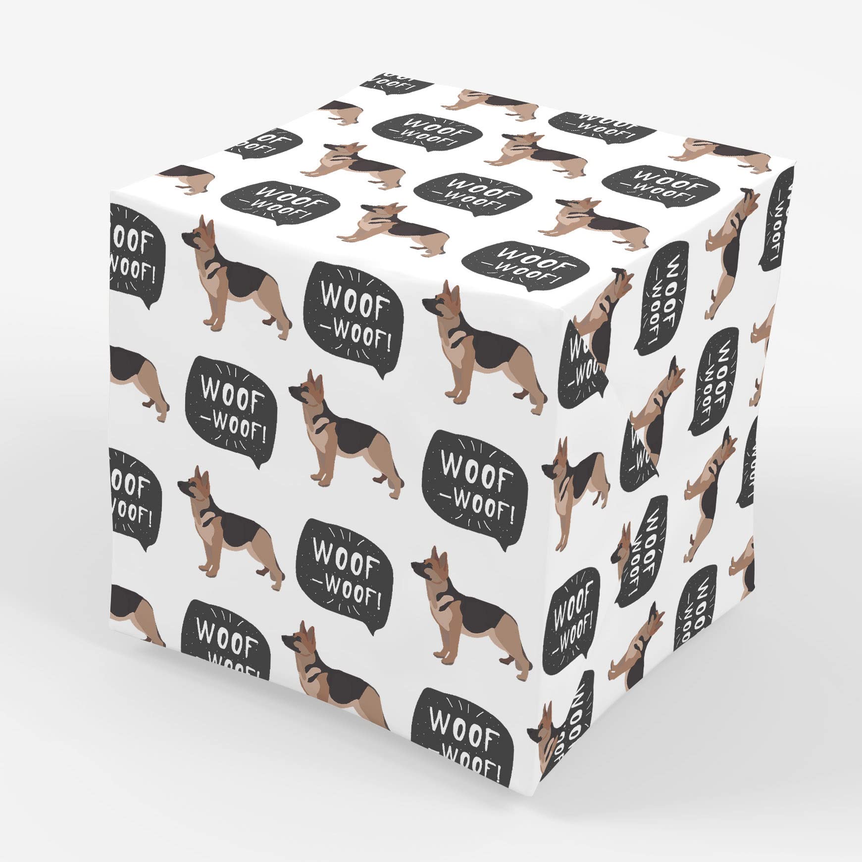 German Shepherd Dog Wrapping Paper Animal Pet Gift Wrap 30 x 20 Inch (3 Sheets)