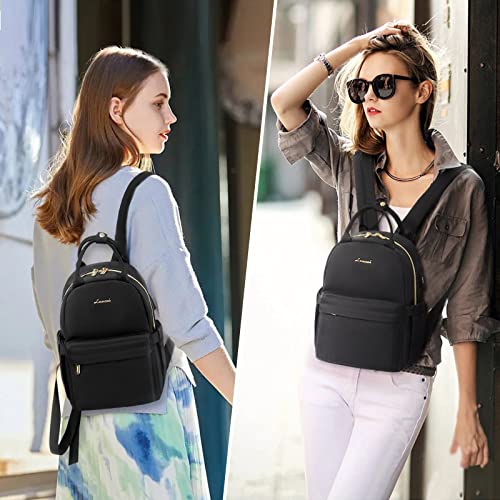 LOVEVOOK Mini Backpack Purse for Women Girls Small Backpack with USB Charging Port, Cute Fashion Daypack for Work Travel School