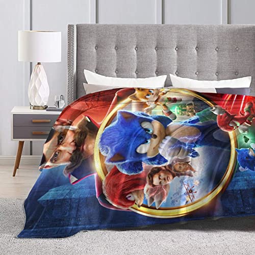 Hedgehog Ultra Soft 3D Blanket Quilt Microfiber Plush Throw Blankets for Bed Printed Quilt Blankets Adults Fleece Blanket Bedding 60"X50"