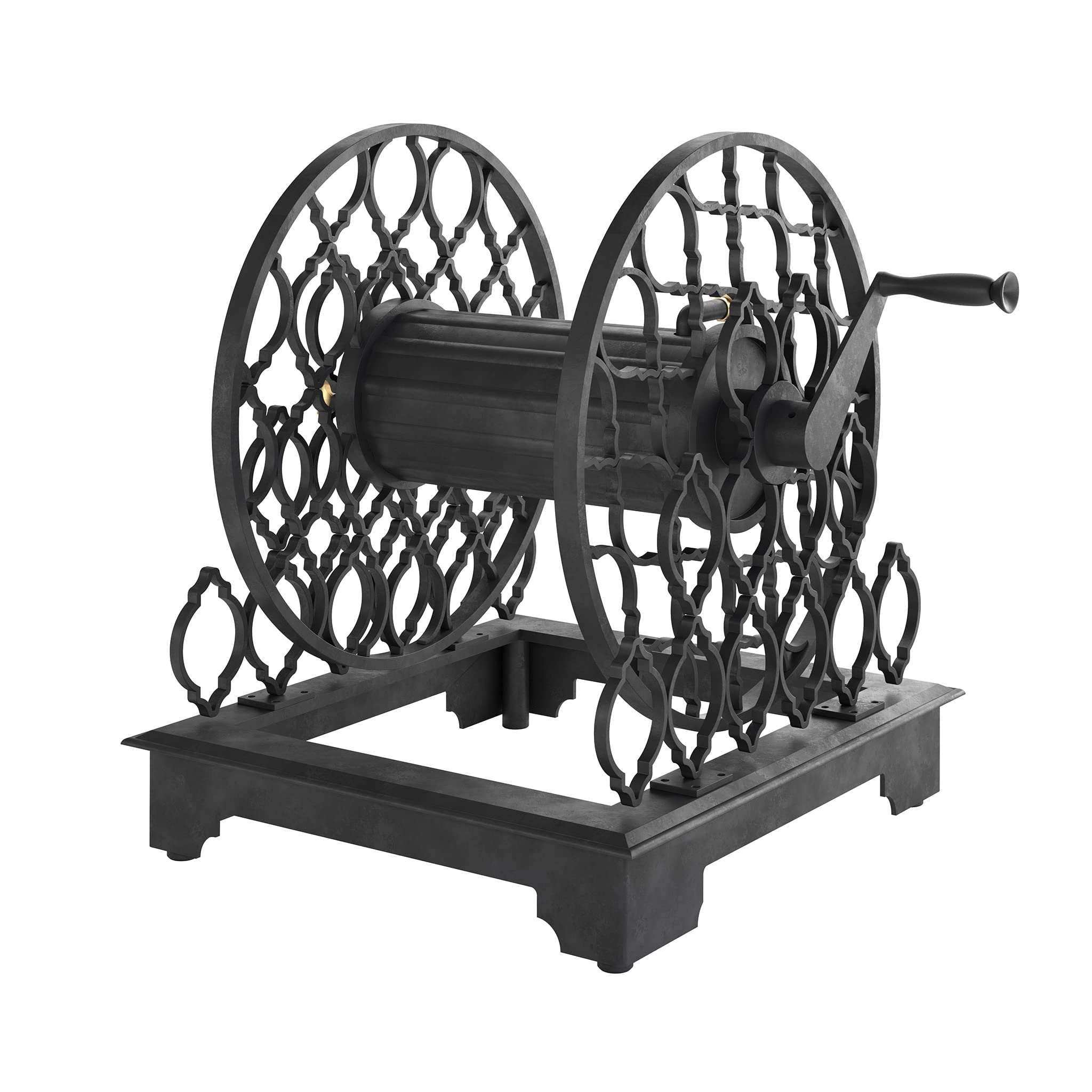 Lush Landscapes Metal Ornamental Hose Reel II