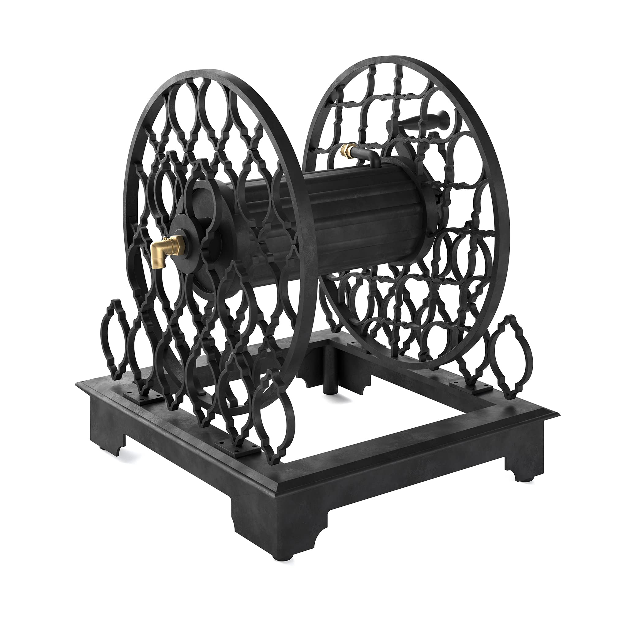 Lush Landscapes Metal Ornamental Hose Reel II
