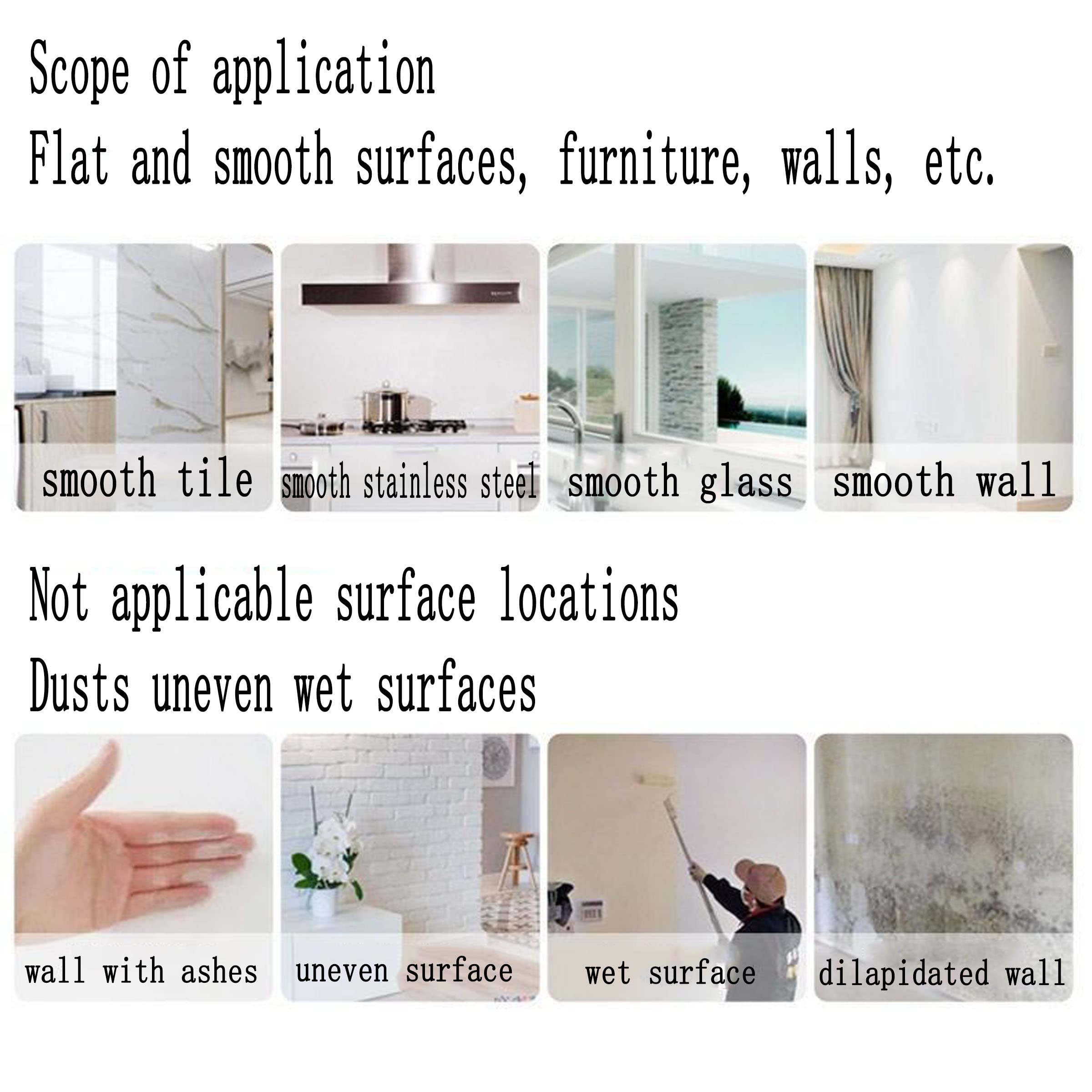 4 Roll Kitchen Sticker Wallpaper, Kitchen Sticker Self Adhesive Kitchen Foil Sticker Oil and Waterproof Cooktop Sticker Suitable for Cabinet countertops and Drawer Liner Shelves. 15.7x118in