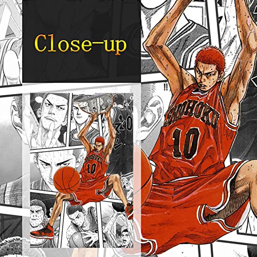 Onstthm Anime Slam Dunk Poster 5Pcs Canvas Painting HD Print Wall Art for Living Room Home Decoration Boy Gift,Unframed 8"x12"