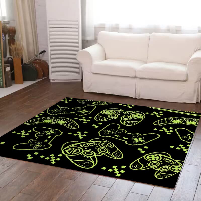 Gaming Rug Gamer Area Rugs Gaming Controller Gamepad Carpets for Boys Bedroom Living Room Floor Mat Throw Rugs Home Decor 39*59