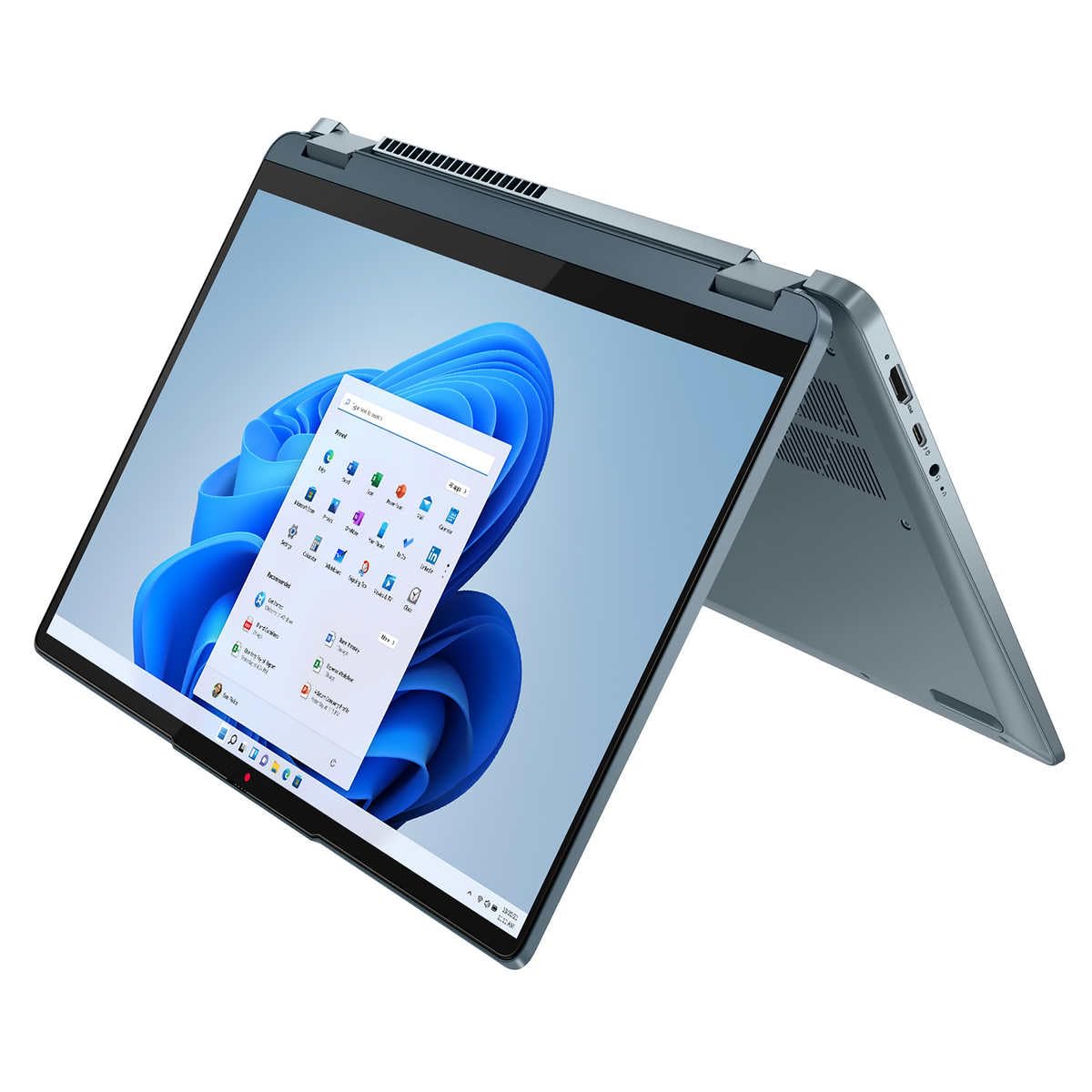 Lenovo 2023 Flex 7 14” 2.2K IPS Touch 2-in-1 Laptop 10-Core Intel Evo i7-1355U Iris Xe Graphics 16GB LPDDR4 1TB NVMe SSD Thunderbolt4 WiFi 6E HDMI Backlit KB Fingerprint Windows 11 Home w/RE USB