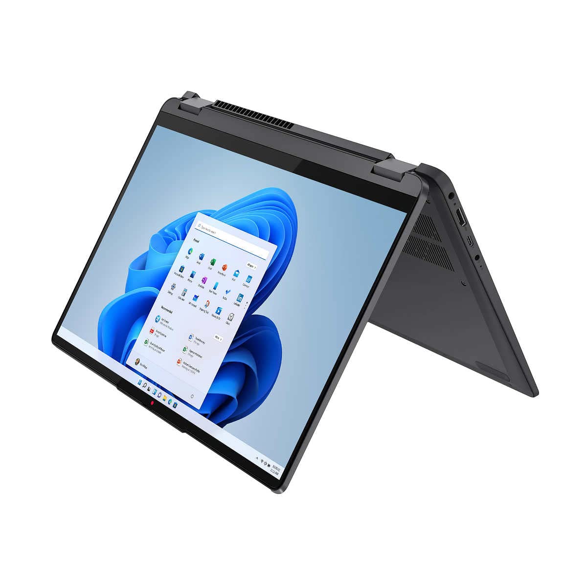 2022 LENOVO IdeaPad Flex 5 14" 2.2K Touchscreen 2-in-1 Laptop 8-Core AMD Ryzen 7 5700U 16GB RAM 512GB SSD Radeon Graphics HDMI USB-C Backlit KB w/ FP Reader WiFi-6 Windows 11 Pro w/ RATZK 32GB USB