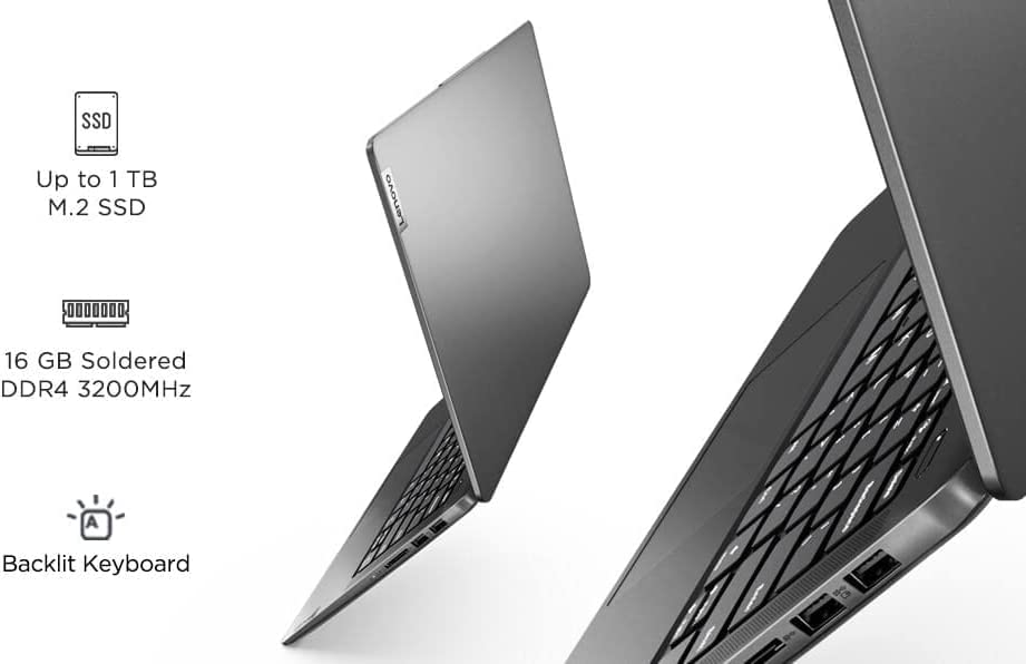 Lenovo 2022 Flex 5 14'' 2-in-1 2K Touchscreen Laptop, 16:10 QHD (2240 x 1400) Display, 8-Core AMD Ryzen 7 5700U(Beat i7-1180G7), Backlit KB, W/Stylus Pen, Win11 H(16GB|512GB SSD), Graphite Grey