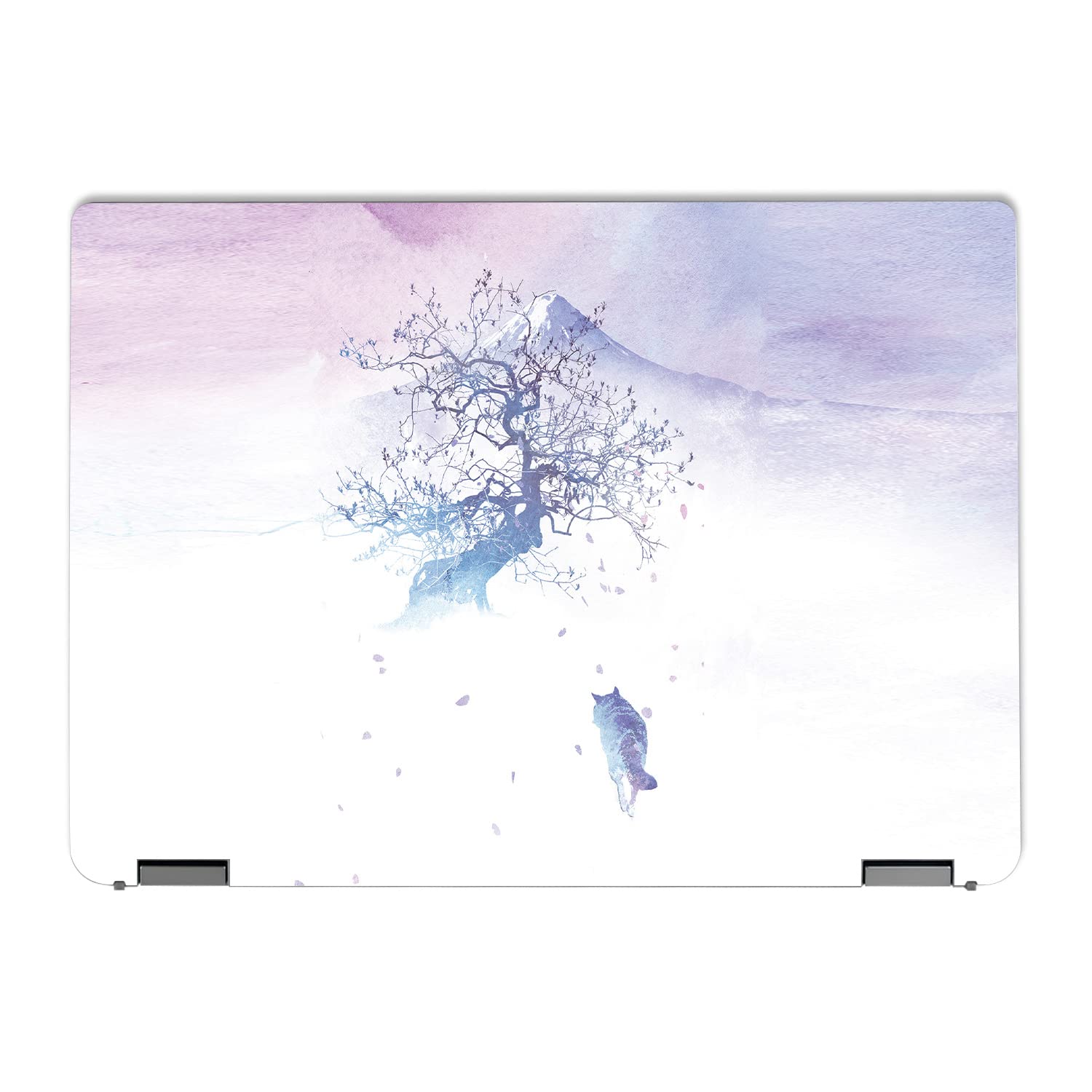 MightySkins Skin Compatible with Lenovo IdeaPad Flex 5 14" (2022) Full Wrap Kit - Long Way to Fuji | Protective, Durable, and Unique Vinyl Decal wrap Cover | Easy to Apply | Made in The USA