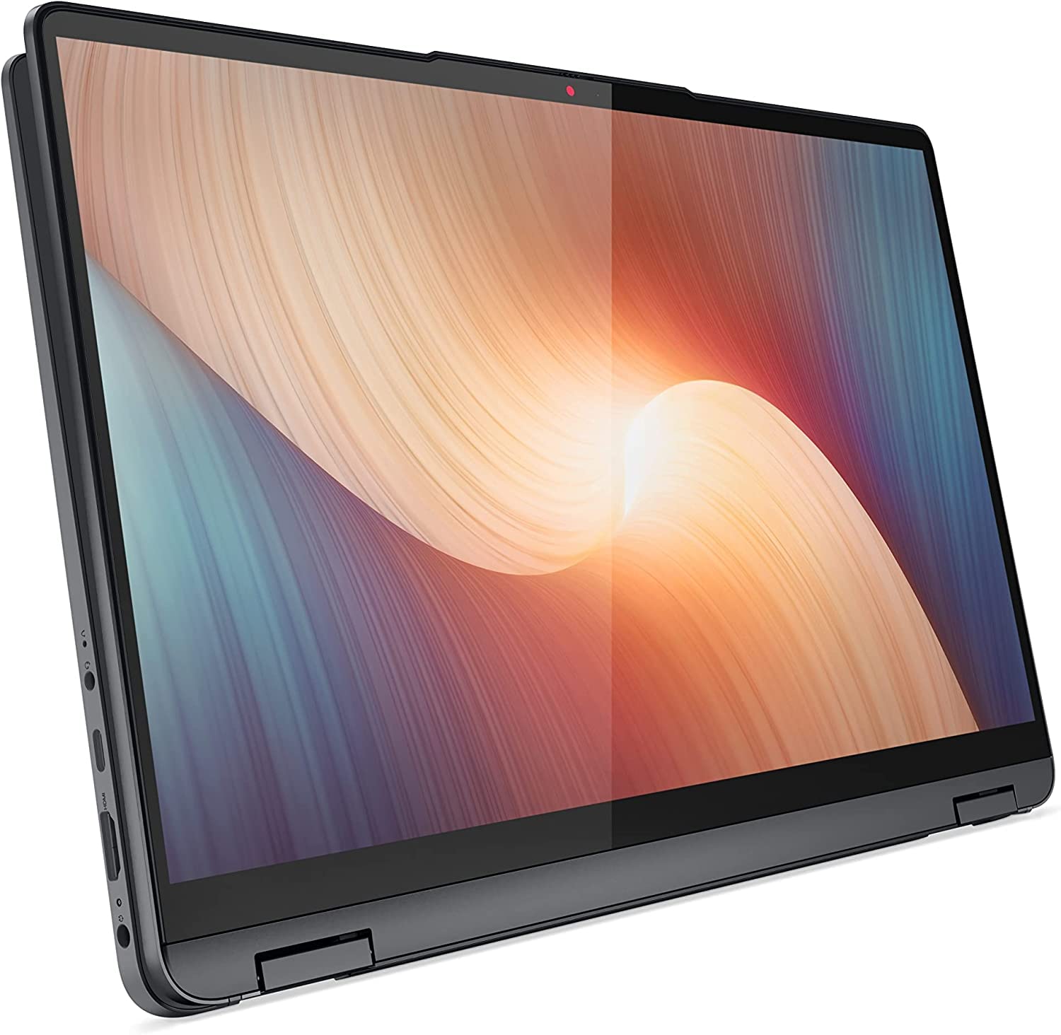 Lenovo Flex 5 14" 2-in-1 Laptop, WUXGA Touchscreen Display, AMD Ryzen 5 5500U, 16GB RAM, 2TB PCIe SSD, Bluetooth, Webcam, Backlit Keyboard, Fingerprint Reader, Windows 11 Home, Grey