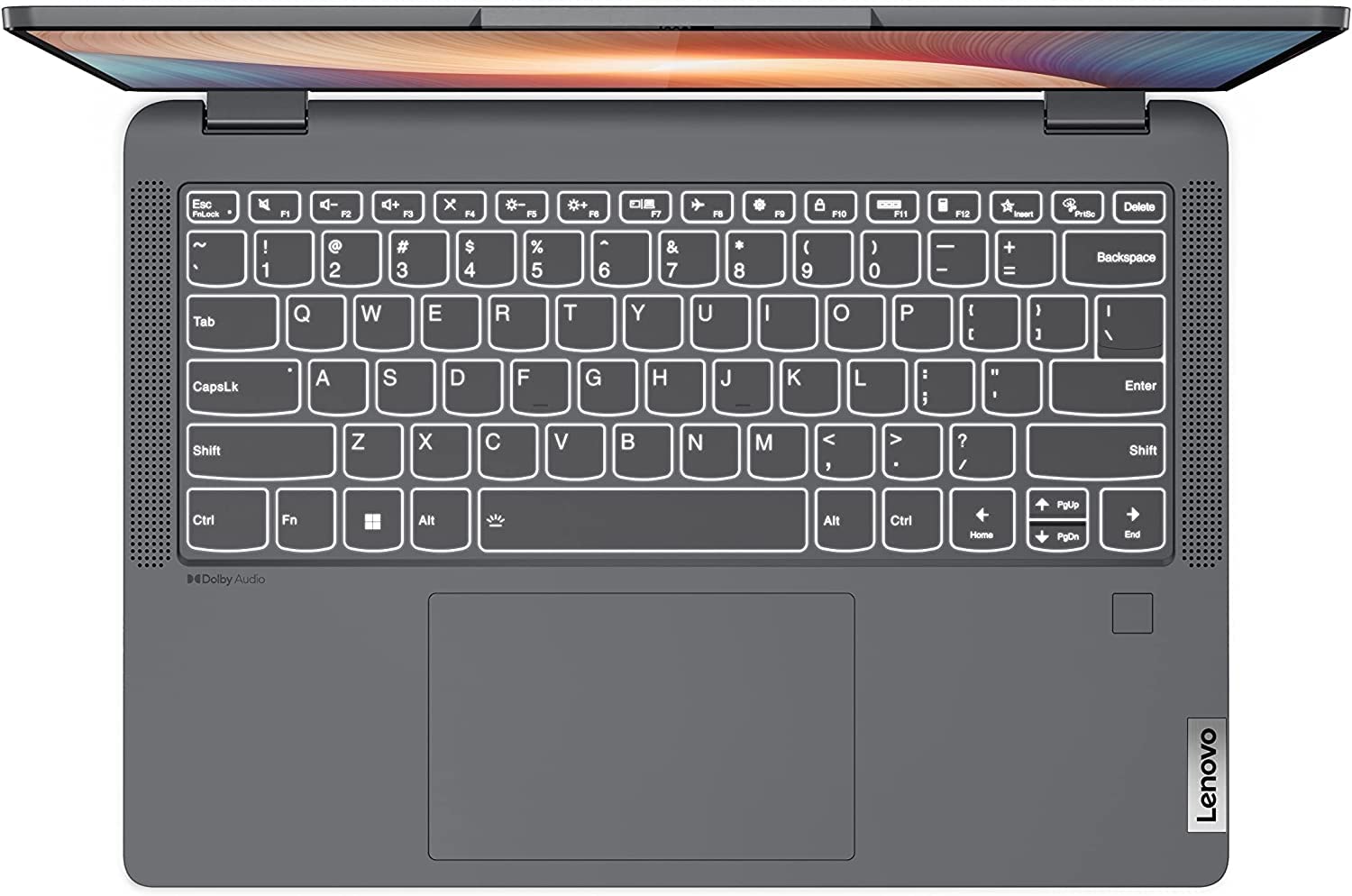 Lenovo Flex 5 14" 2-in-1 Laptop, WUXGA Touchscreen Display, AMD Ryzen 5 5500U, 16GB RAM, 2TB PCIe SSD, Bluetooth, Webcam, Backlit Keyboard, Fingerprint Reader, Windows 11 Home, Grey