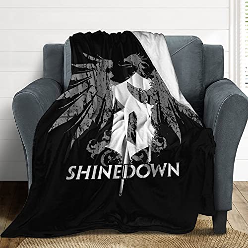 Home Fleece Blanket Throw Blanket for Couch or Bed, Soft Microfiber Fuzzy Flannel Blanket for Adults or Kids 60"x80"
